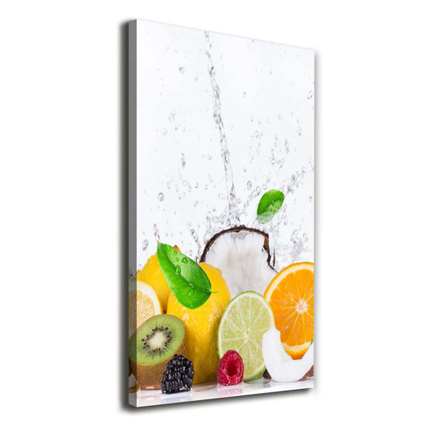 Ebern Designs Früchte - Kunstdrucke auf Leinwand - Wrapped Canvas | Wayfair.de